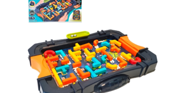 Balance ball table maze game