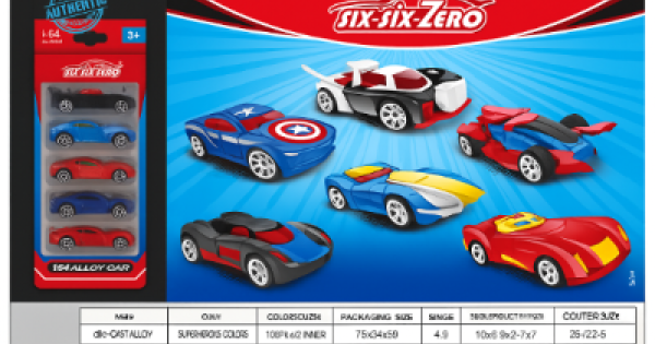 Diecast small sports car (6PCS)